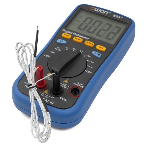 Digital Bluetooth Multimeter OWON B33+ - ToolBoom